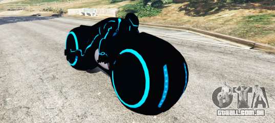 Tron Bike blue para GTA 5