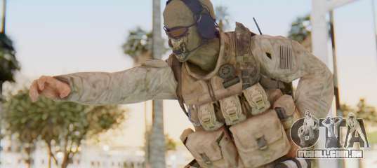 CoD MW2 Ghost Model v2 para GTA San Andreas