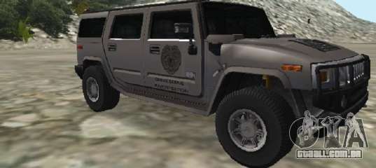Hummer H2 CSI:Miami para GTA San Andreas