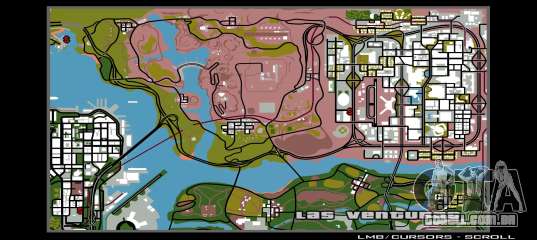 Novo mapa do jogo para GTA San Andreas