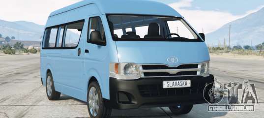 Toyota Hiace SLWB High Roof (H200) 2012 para GTA 5