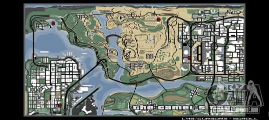 Mapa melhorado e redesenhado para GTA San Andreas