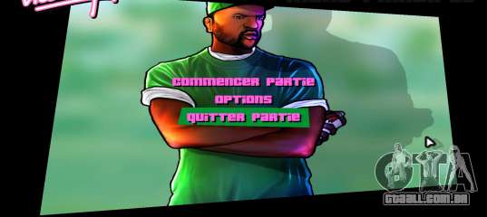 Sweet Menu from GTA San Andreas para GTA Vice City