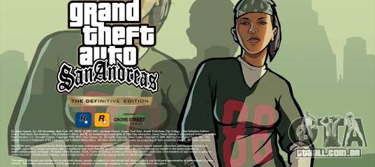 Female Character Menu Screens para GTA San Andreas Definitive Edition