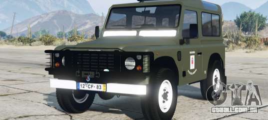 Land Rover Defender 90 Policia Naval para GTA 5