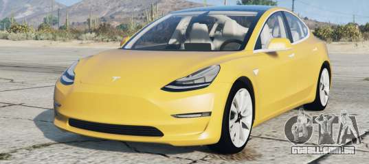 Tesla Model 3 2018 para GTA 5