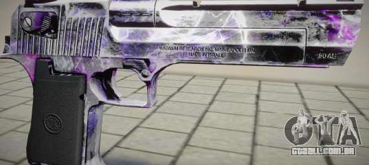 Deagle purple desert eagle para GTA San Andreas