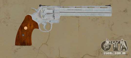 Colt Python 8 inch wood grips para GTA Vice City