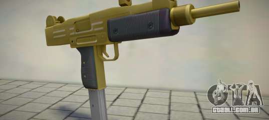 GTA IV (TBOGT): Glas Micro SMG Gold para GTA San Andreas