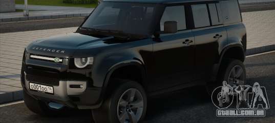 Land Rover Defender Black para GTA San Andreas