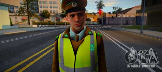 New skin cop v1 para GTA San Andreas