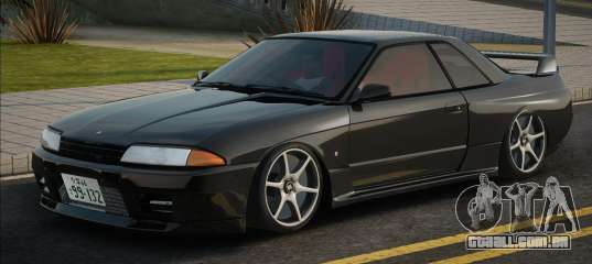 Nissan R32 GT-R [Black] para GTA San Andreas
