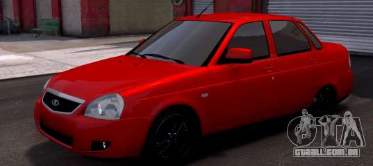 Lada Priora Red Color para GTA 4