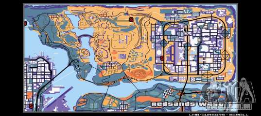Novo mapa melhorado para GTA San Andreas