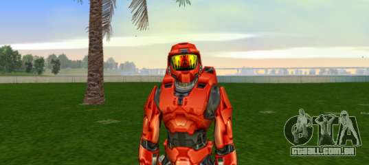 Master Chief Red para GTA Vice City