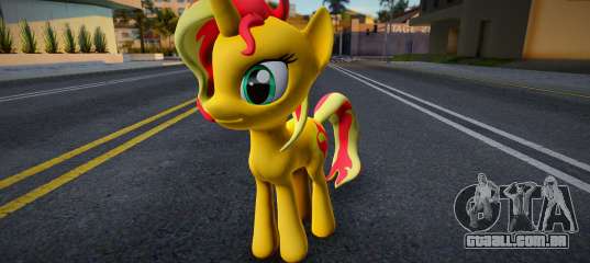 Sunset Shimmer New HD para GTA San Andreas