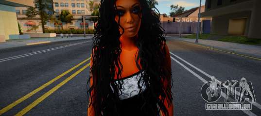 SKIN FEMININA DE VESTIDO para GTA San Andreas