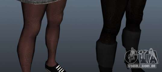 Morena Kiki Jenkins em meia-calça 4K para GTA 4