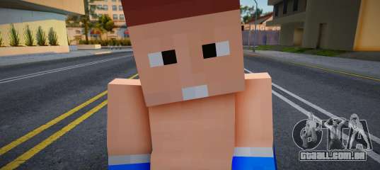 Minecraft Ped Vwmybox para GTA San Andreas