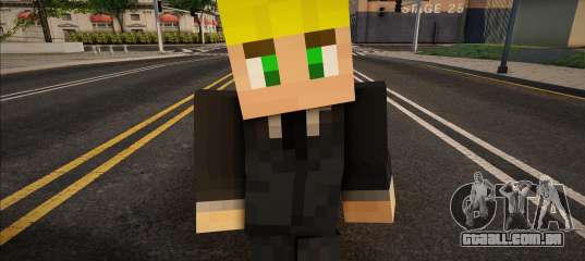 Minecraft Ped WmyconB para GTA San Andreas
